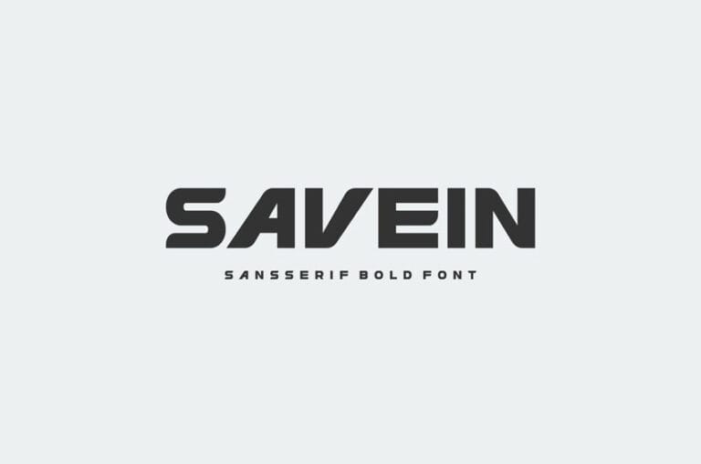 Savein Font - DaFontHub