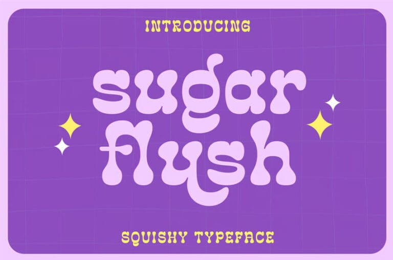 Sugar Flush Font - DaFontHub