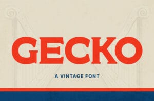 Gecko Font - DaFontHub