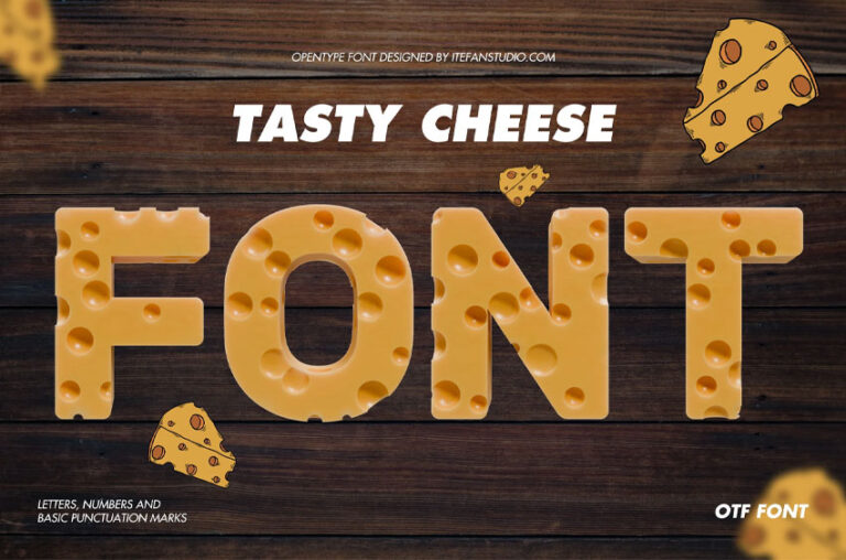 Tasty Cheese Font - DaFontHub