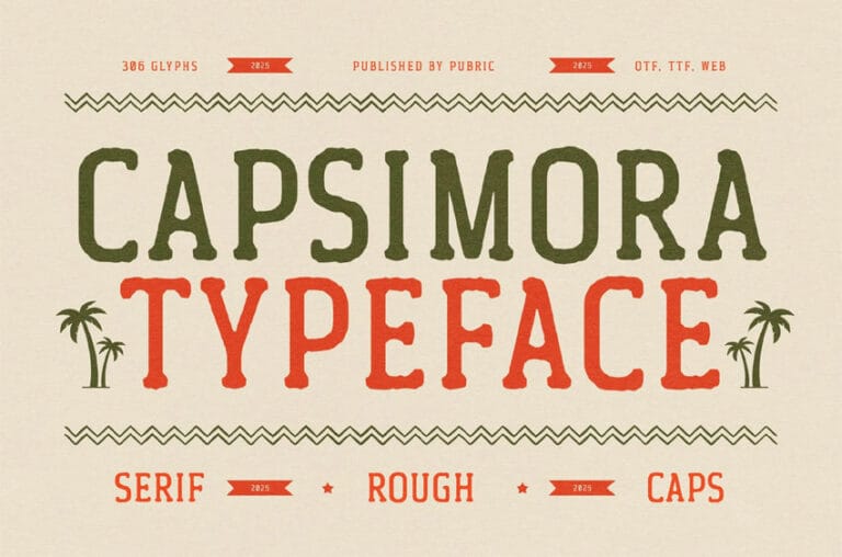 Capsimora Font - DaFontHub