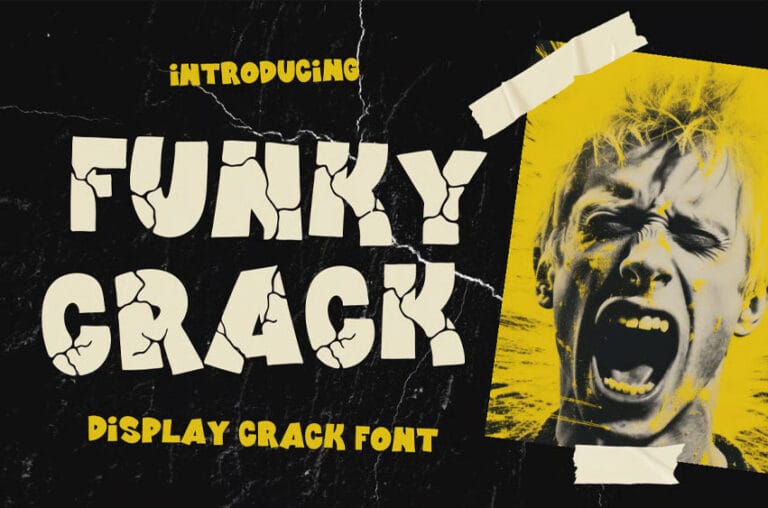 Funk Crackle Font - DaFontHub