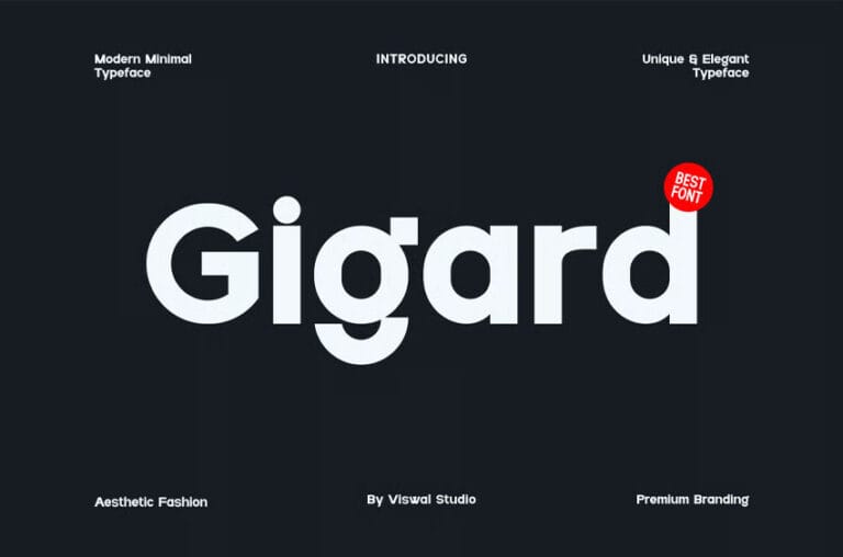 Gigard Font - DaFontHub