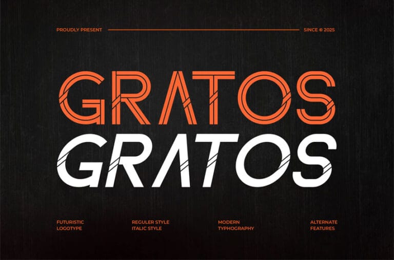Gratos Font - DaFontHub