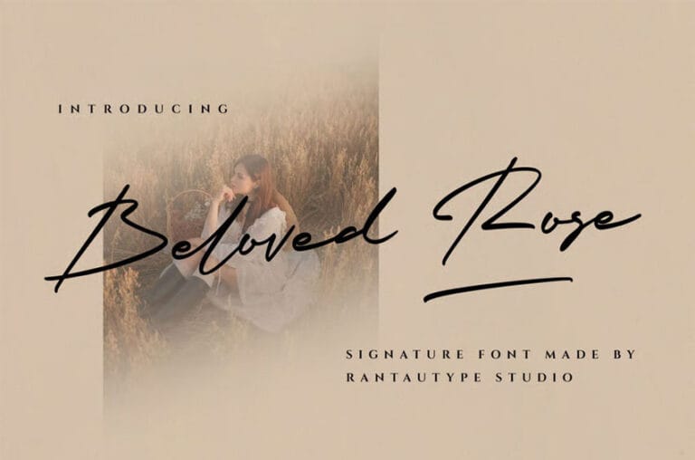 Beloved Rose Font - DaFontHub