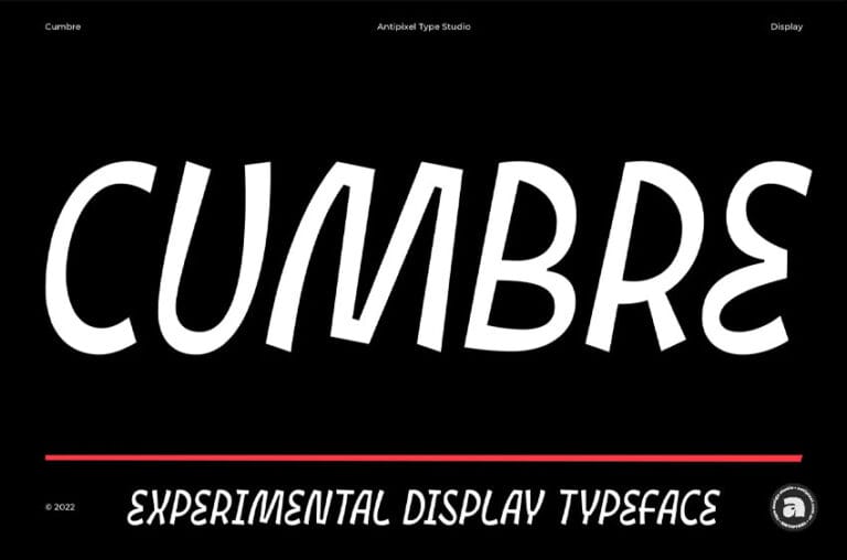 Cumbre Font - DaFontHub