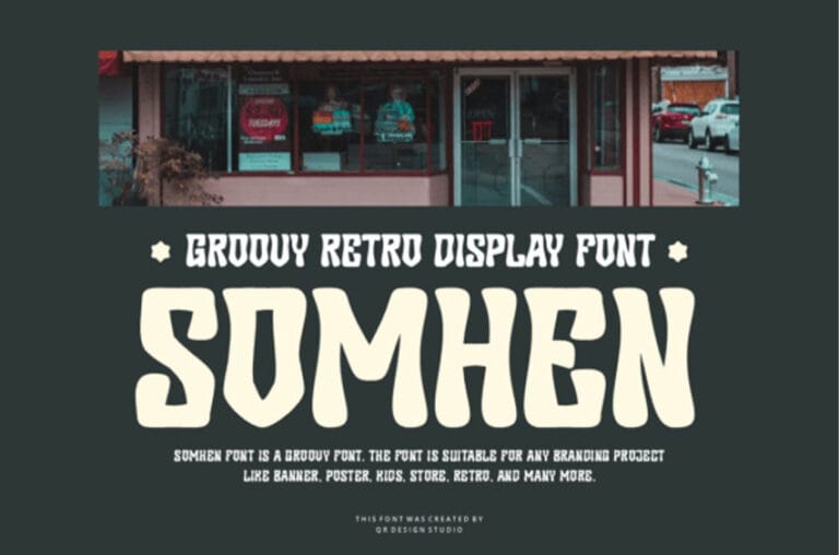 Somhen Font - DaFontHub