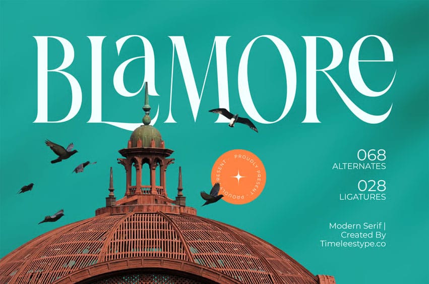 Blamore Font - DaFontHub