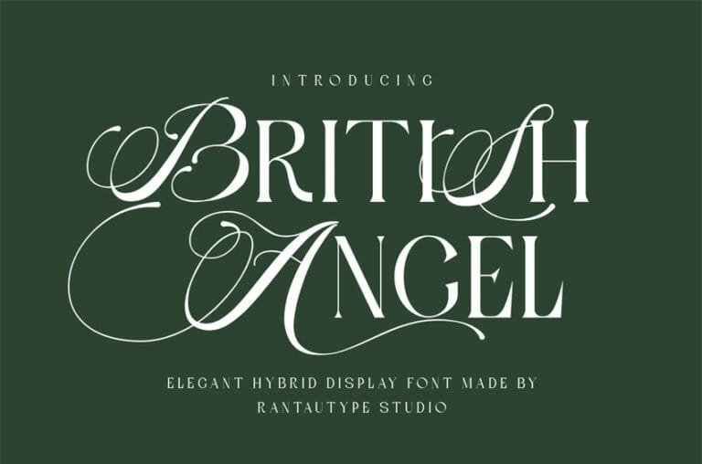 British Angel Font - DaFontHub