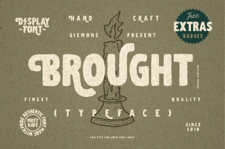 Brought Font - DaFontHub