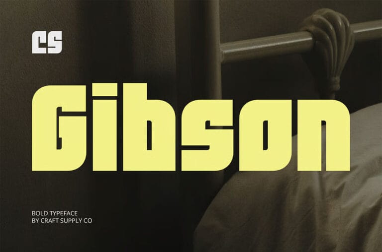 CS Gibson Font - DaFontHub