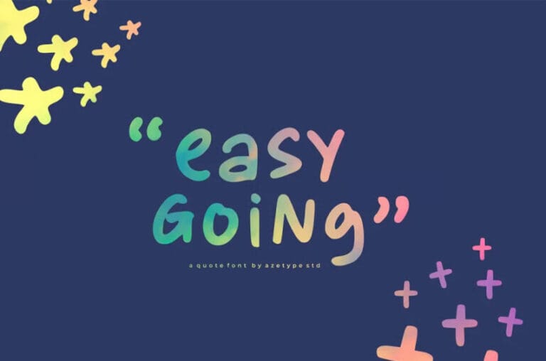 Easy Going Font - DaFontHub