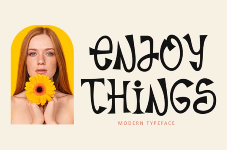 Enjoy Things Font - DaFontHub