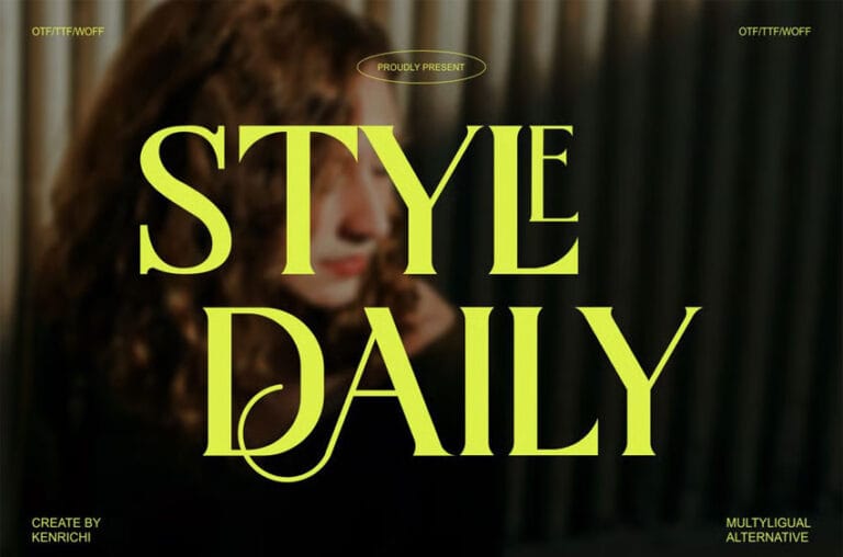 Style Daily Font - DaFontHub