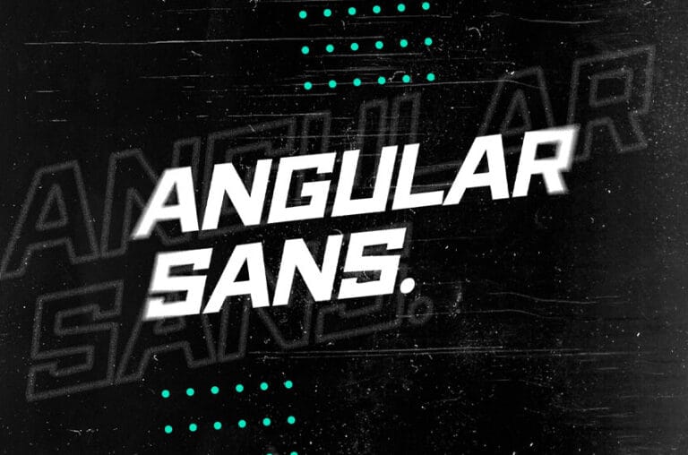 Angular Sans Font - DaFontHub