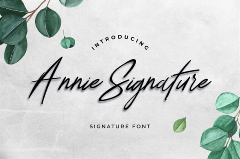 Annie Signature Font - DaFontHub
