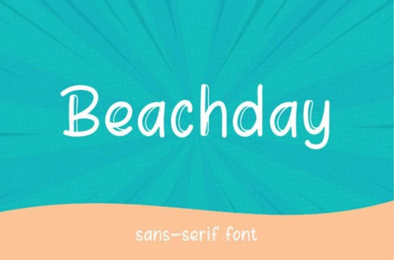 Beachday Font - DaFontHub