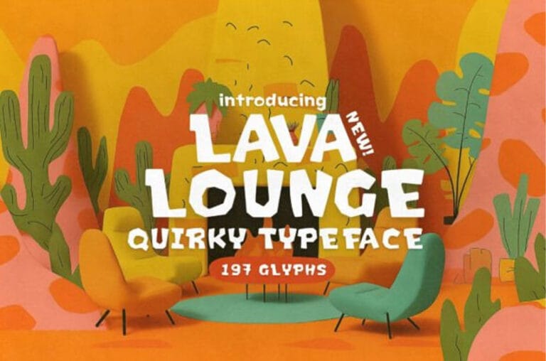 Lava Lounge Font - DaFontHub