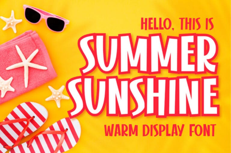 Summer Sunshine Font - DaFontHub