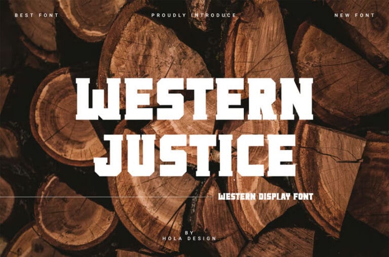 Western Justice Font - DaFontHub