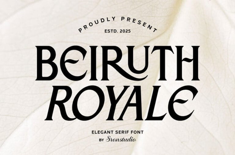 Beiruth Serif Font - DaFontHub