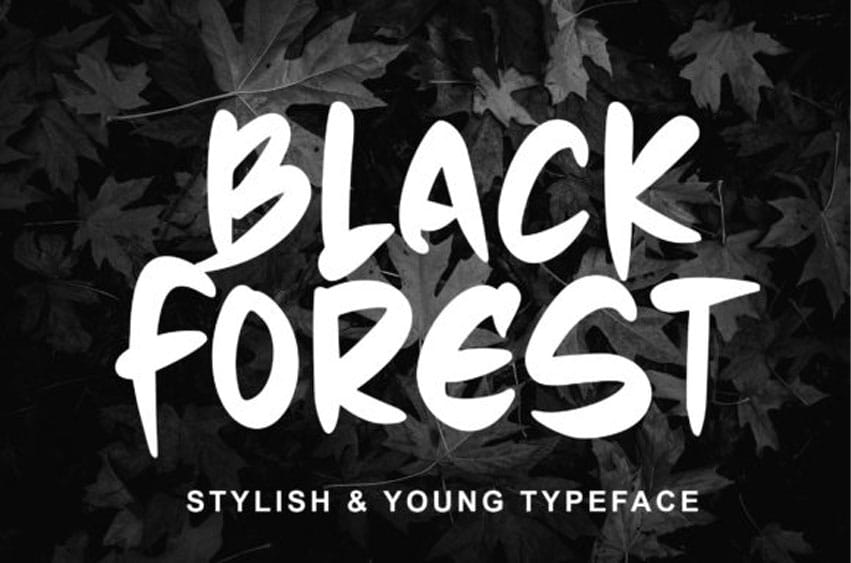 Black Forest Font - DaFontHub