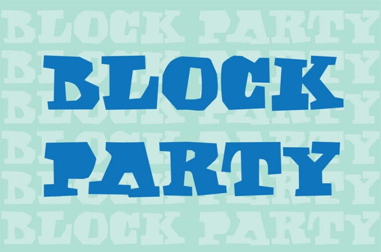 Block Party Font - DaFontHub