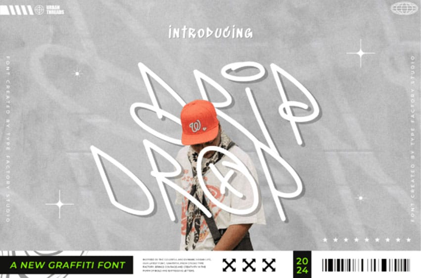 Drip Drop Font - DaFontHub