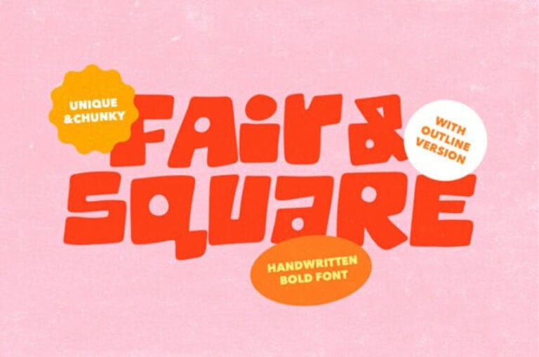 Fair Square Font - DaFontHub