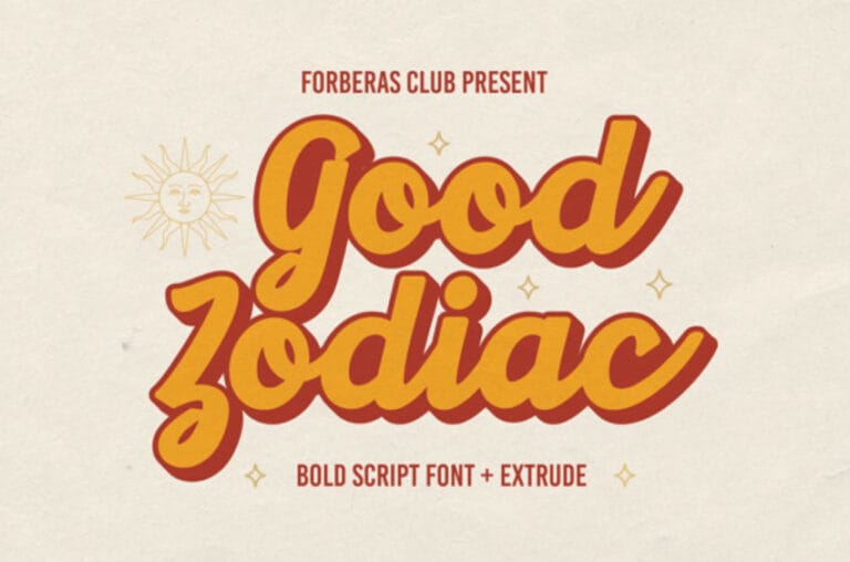 Good Zodiac Font - DaFontHub