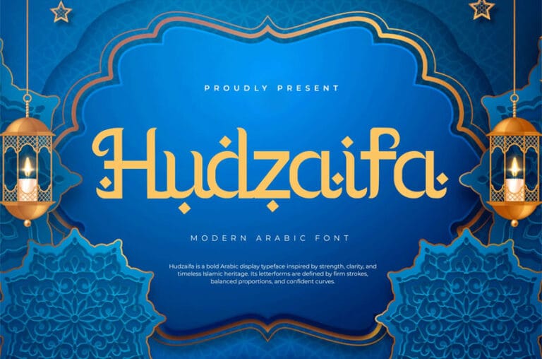 Hudzaifa Font - DaFontHub