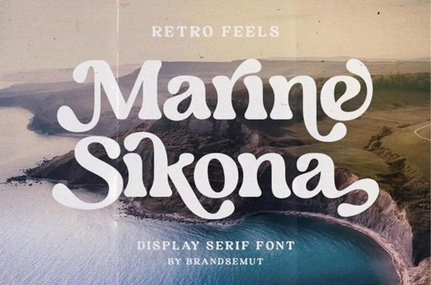 Marine Sikona Font - DaFontHub