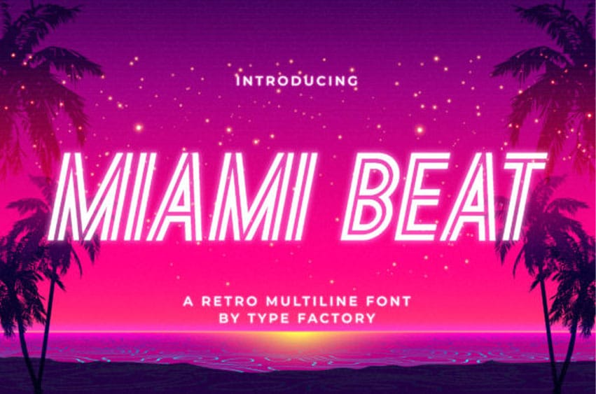 Miami Beat Font - DaFontHub