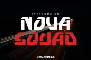 Nova Squad Font - DaFontHub