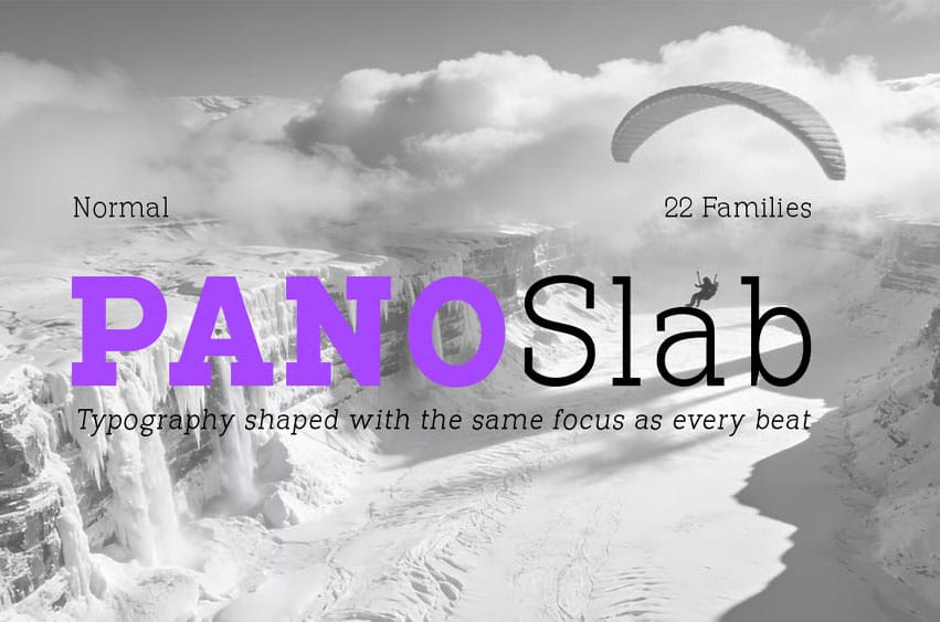 Pano Slab Normal Font - DaFontHub