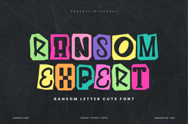 Ransom Expert Font - DaFontHub