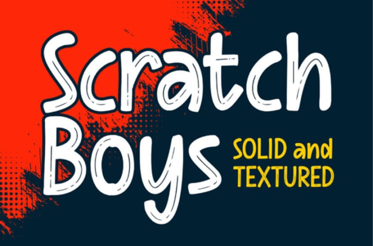 Scratch Boys Font - DaFontHub