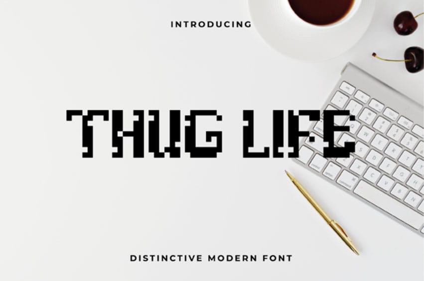 Thug Life Font - DaFontHub