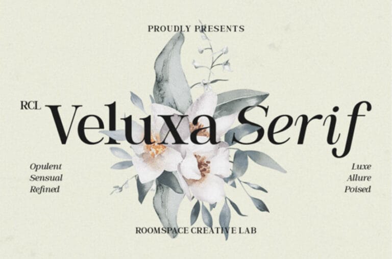 Veluxa Serif Font - DaFontHub