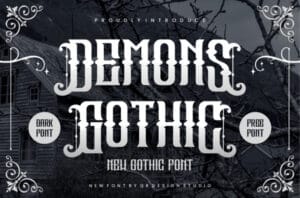 Demons Gothic Font - DaFontHub