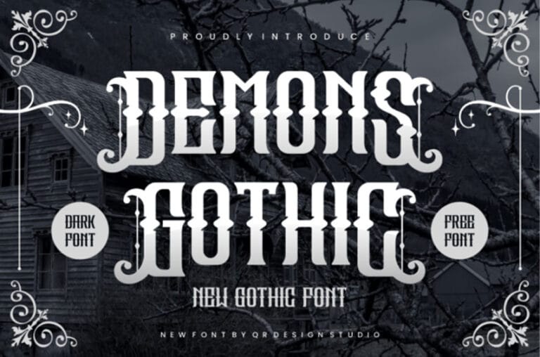Demons Gothic Font - DaFontHub