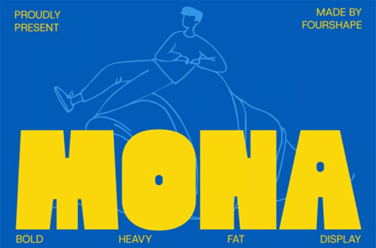 Mona Typeface Font - DaFontHub