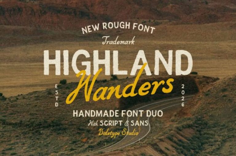Highland Wanders Font - DaFontHub