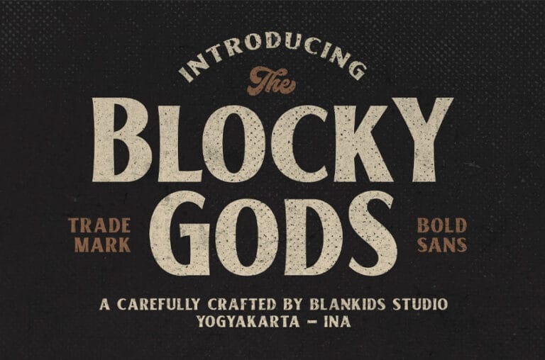 Blocky Gods Font - DaFontHub