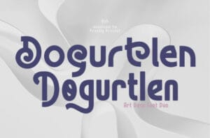 Dogurtlen Font - DaFontHub
