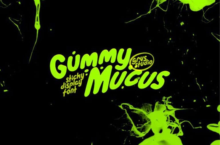 Gummy Mucus Font - DaFontHub