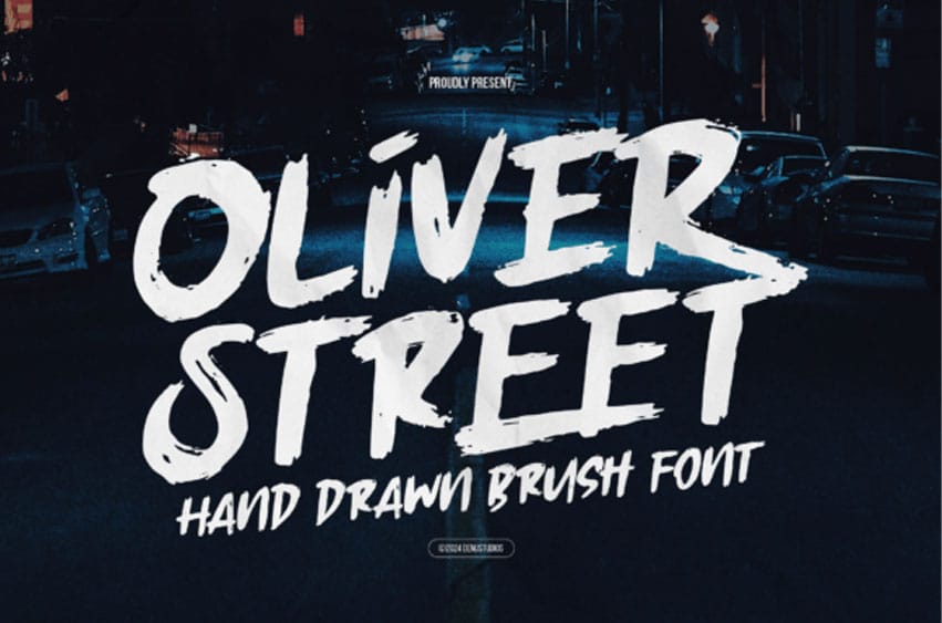 Oliver Street Font - DaFontHub