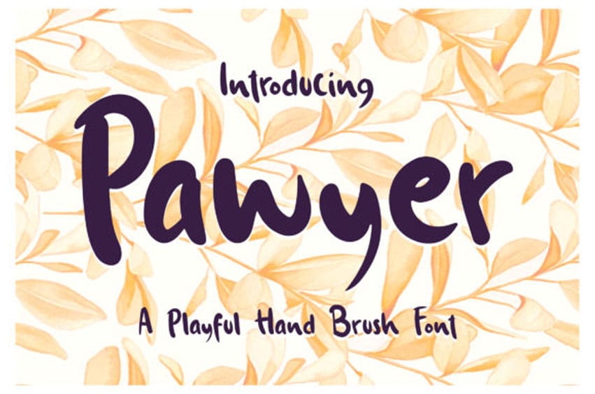 Pawyer Font - DaFontHub
