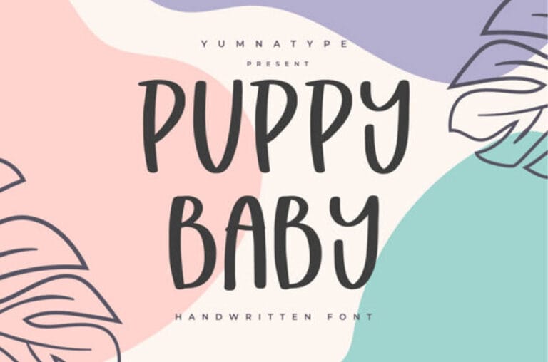 Puppy Baby Font - DaFontHub
